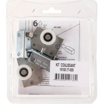 Kit Acessórios Porta Deslizante Móvel Preto - 10065657 | MaxMat