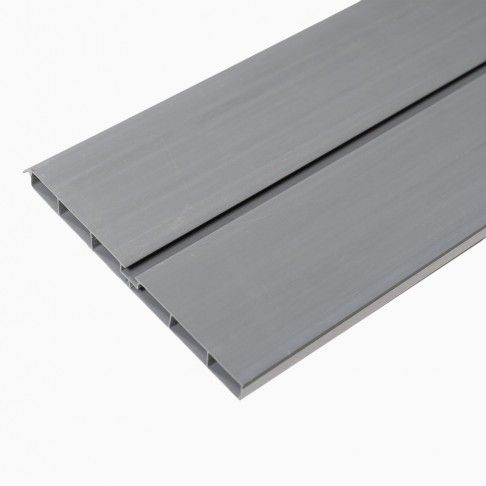 Rodape Alumínio Escovado 400x15cm - 10065248 | MaxMat