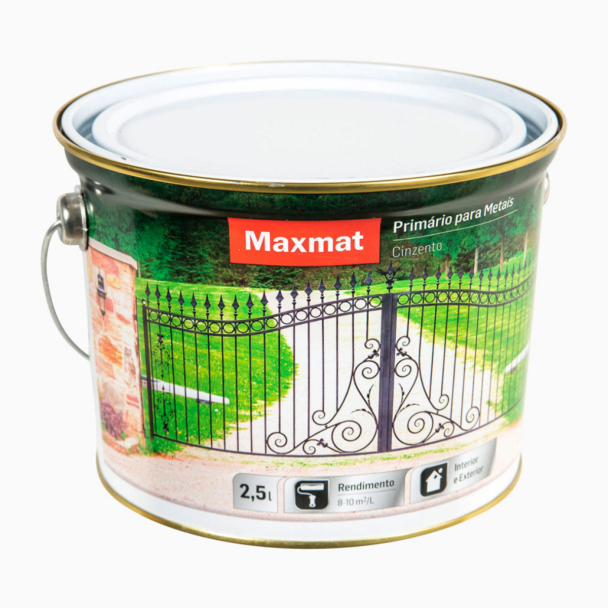 Primario Metal Maxmat Cinza 2,5l - 20023944 | MaxMat
