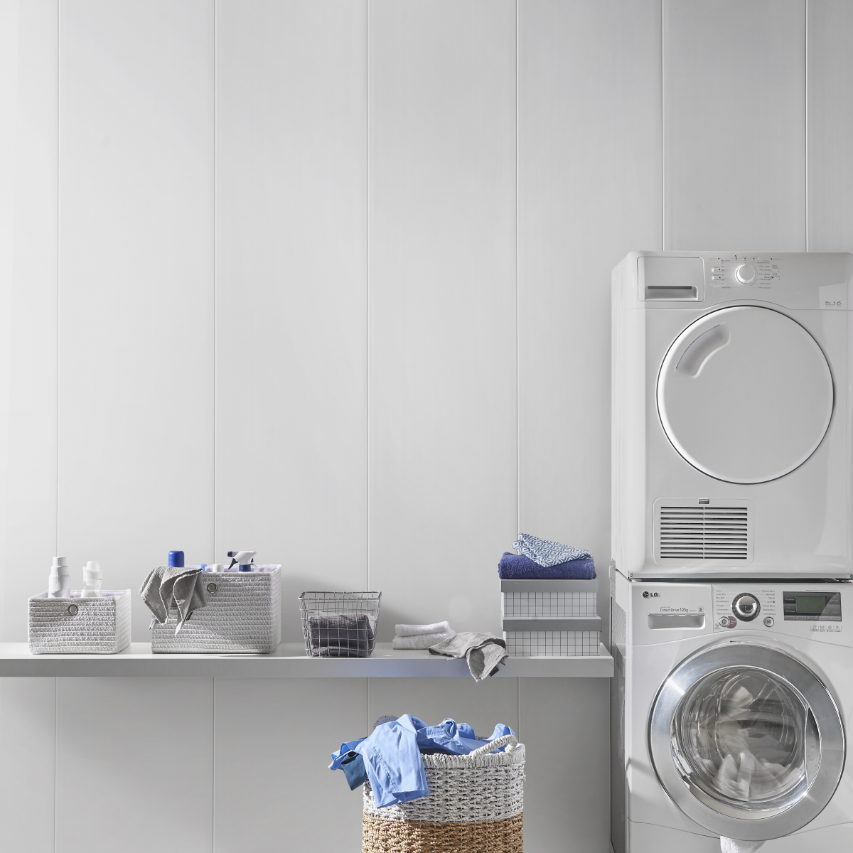 LAMBRIM PVC BRANCO MATE 2600X350X5MM CX.5,46M2 - 20026518 - MaxMat