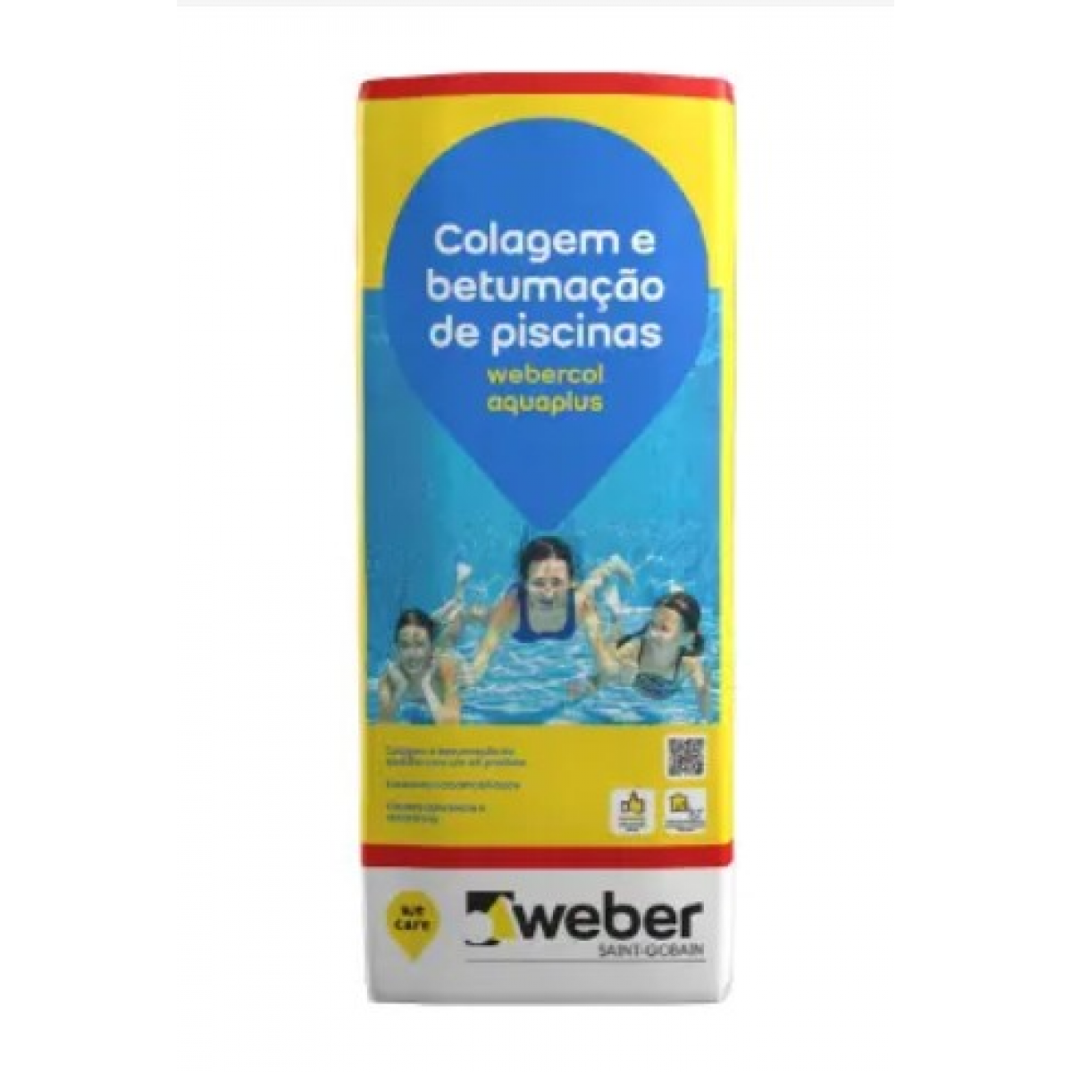 Cimento Cola Webercol Aquaplus Branco 25kg - 10052922 - MaxMat