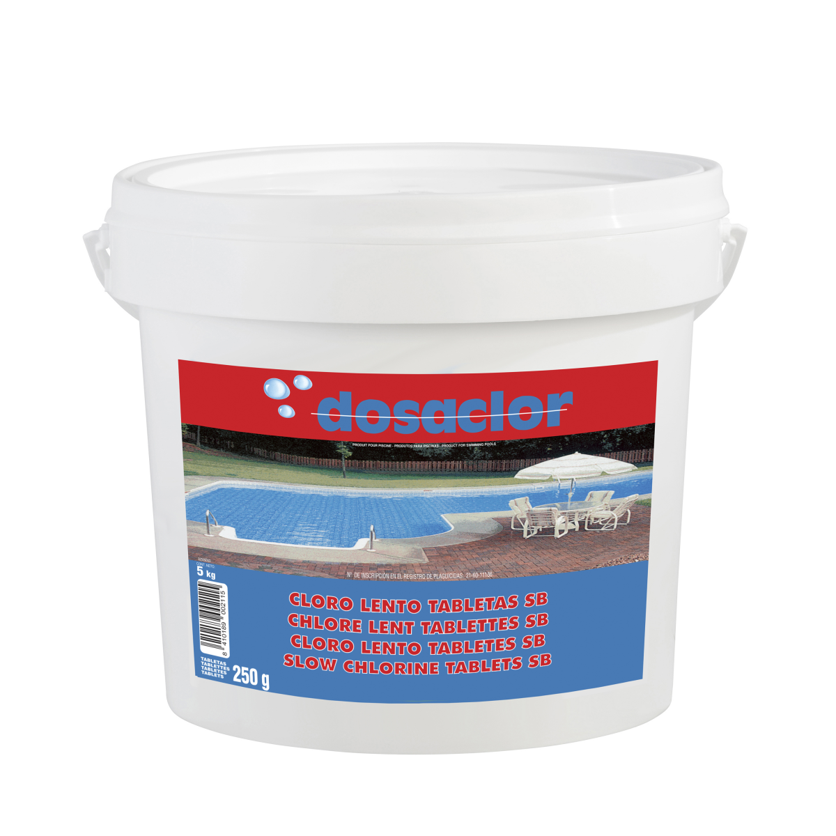 Cloro Tabletes 200gr Dosaclor 5kg - 10055195 - MaxMat