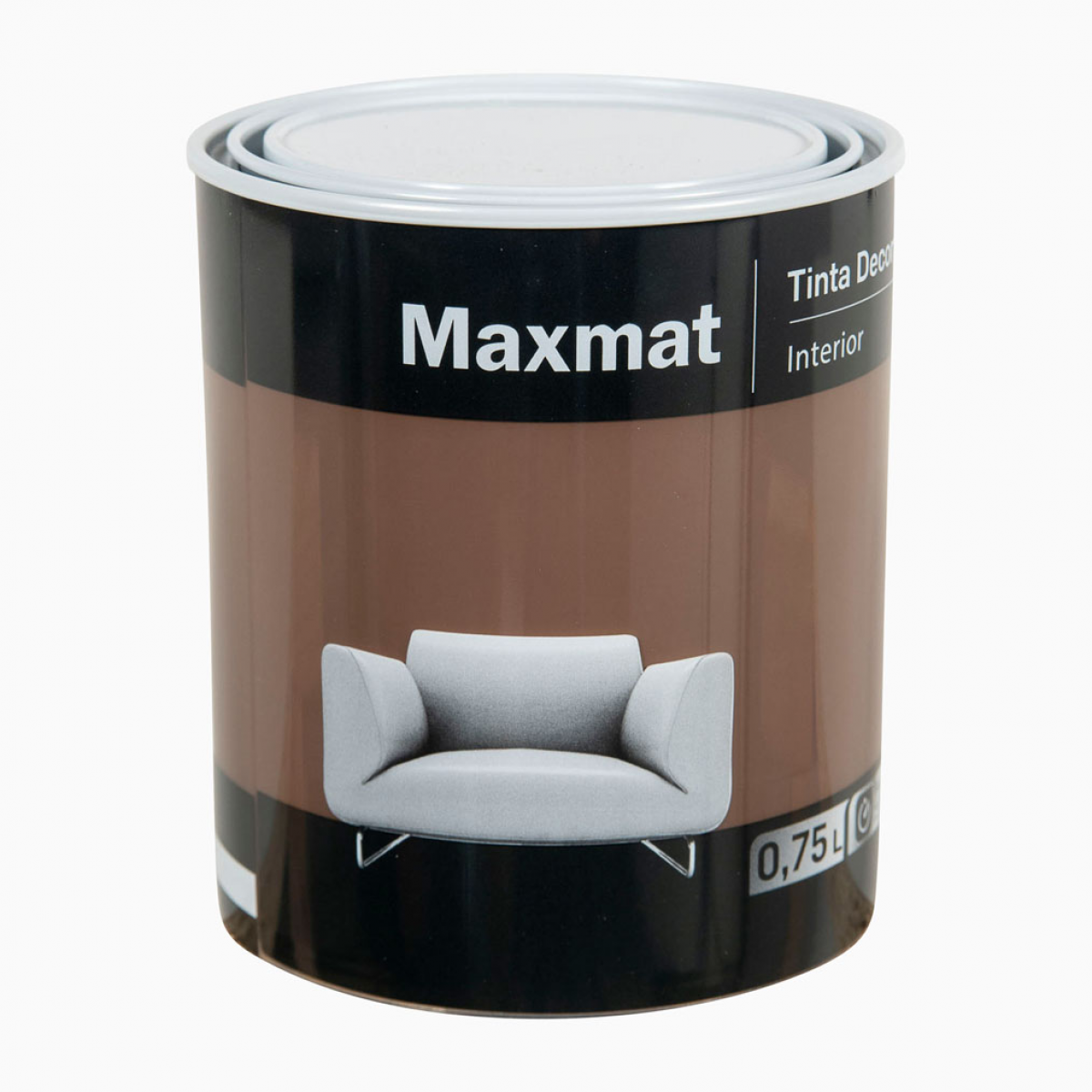 Tinta Decor Maxmat Castanho São Tomé 0,75lt - 20026063 | MaxMat