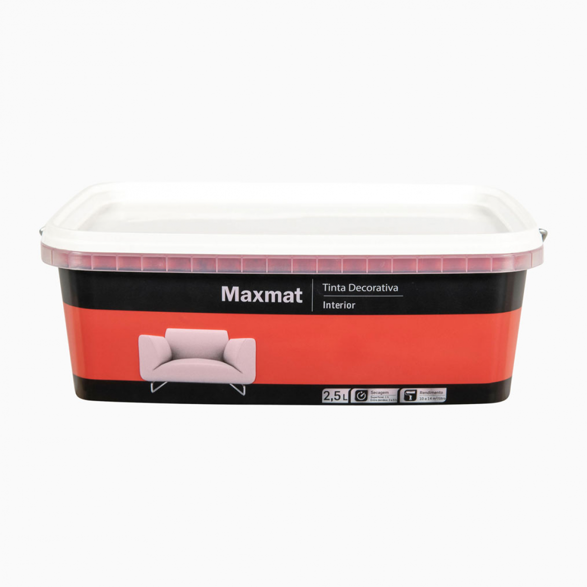 Tinta Decor Maxmat Vermelho Vitória 2,5l - 20028162 | MaxMat