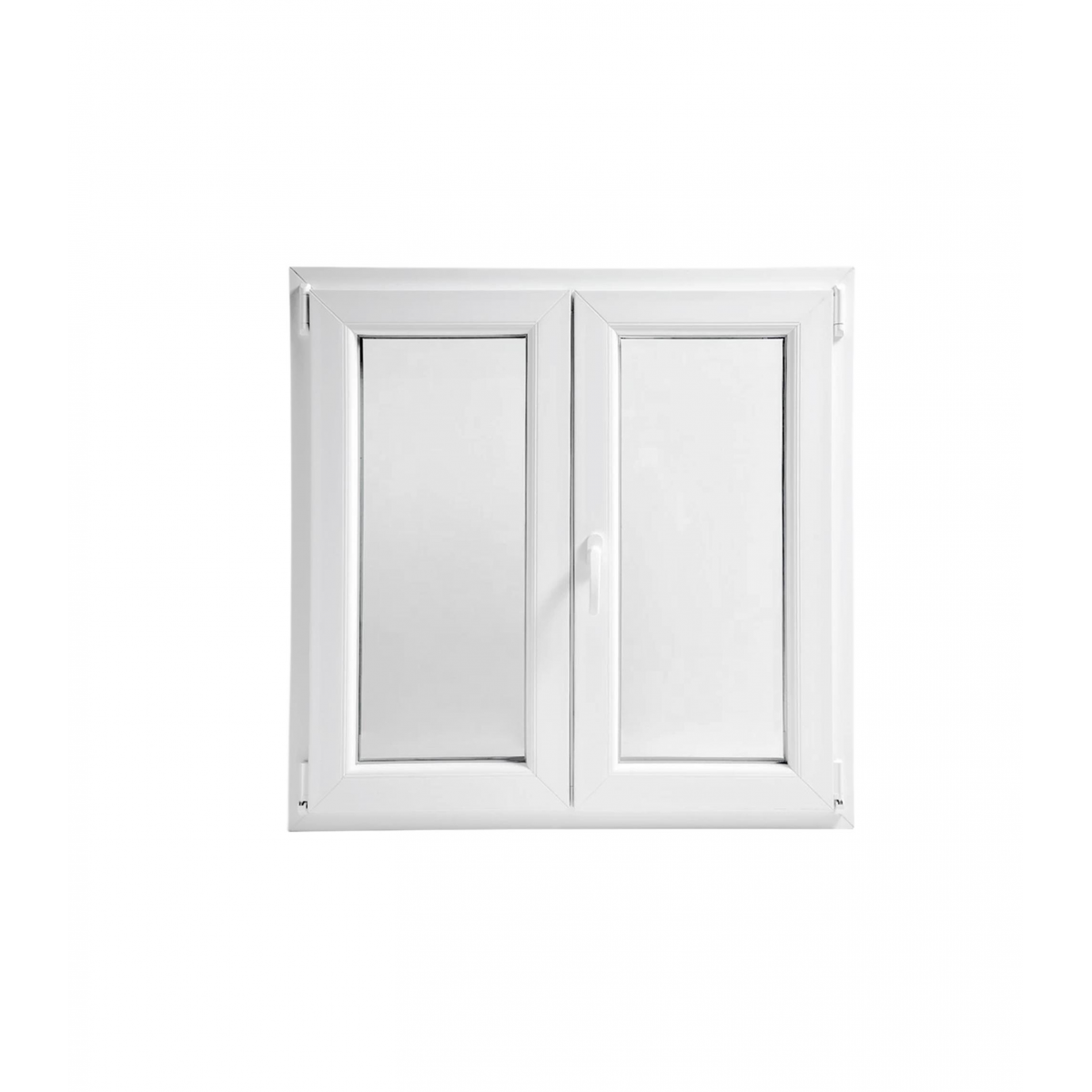 Janela 2 Folhas Pvc 90x90 Branco Vidro Duplo - 20029036 - MaxMat