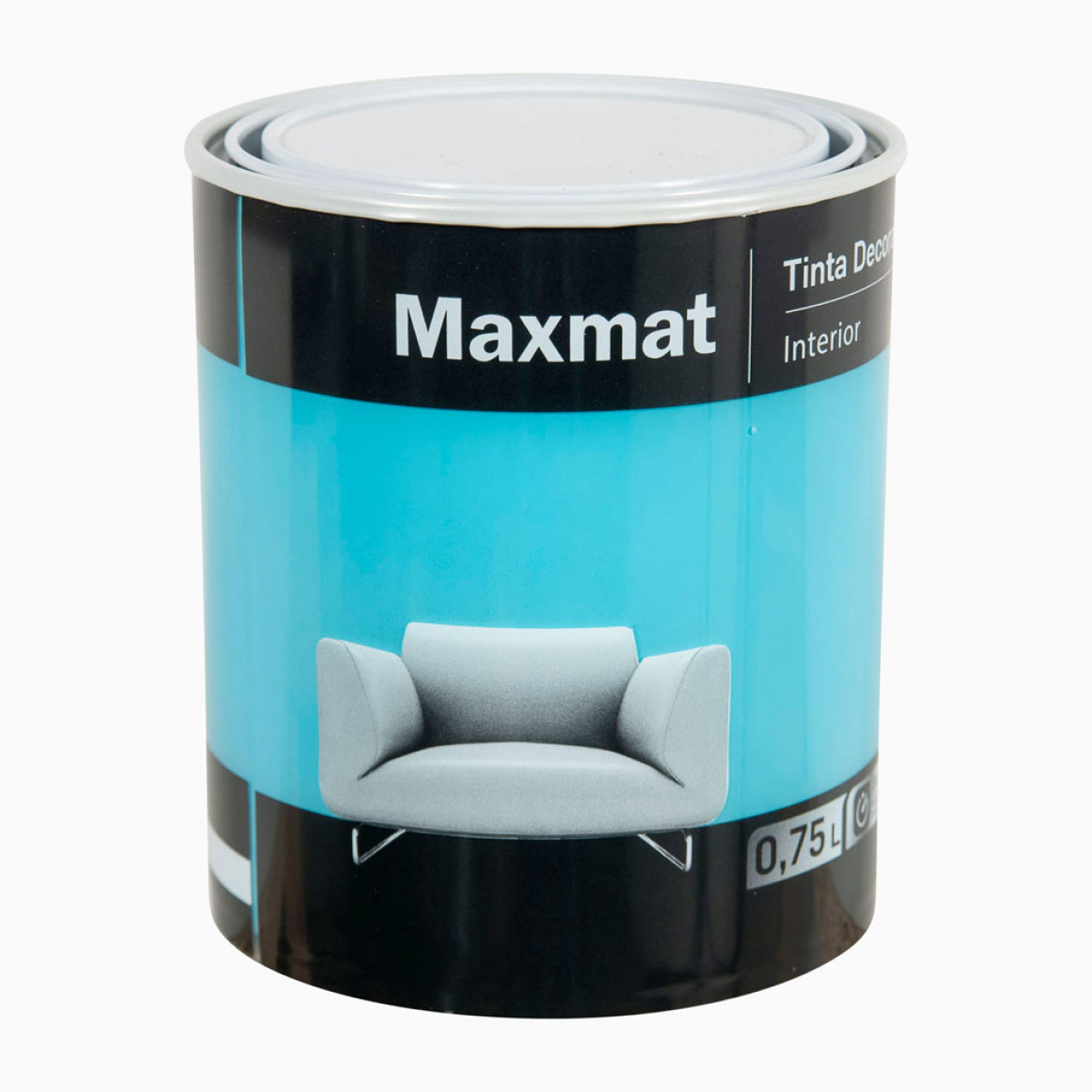 Tinta Decor Maxmat Azul Sidney 0,75l - 20026077 | MaxMat