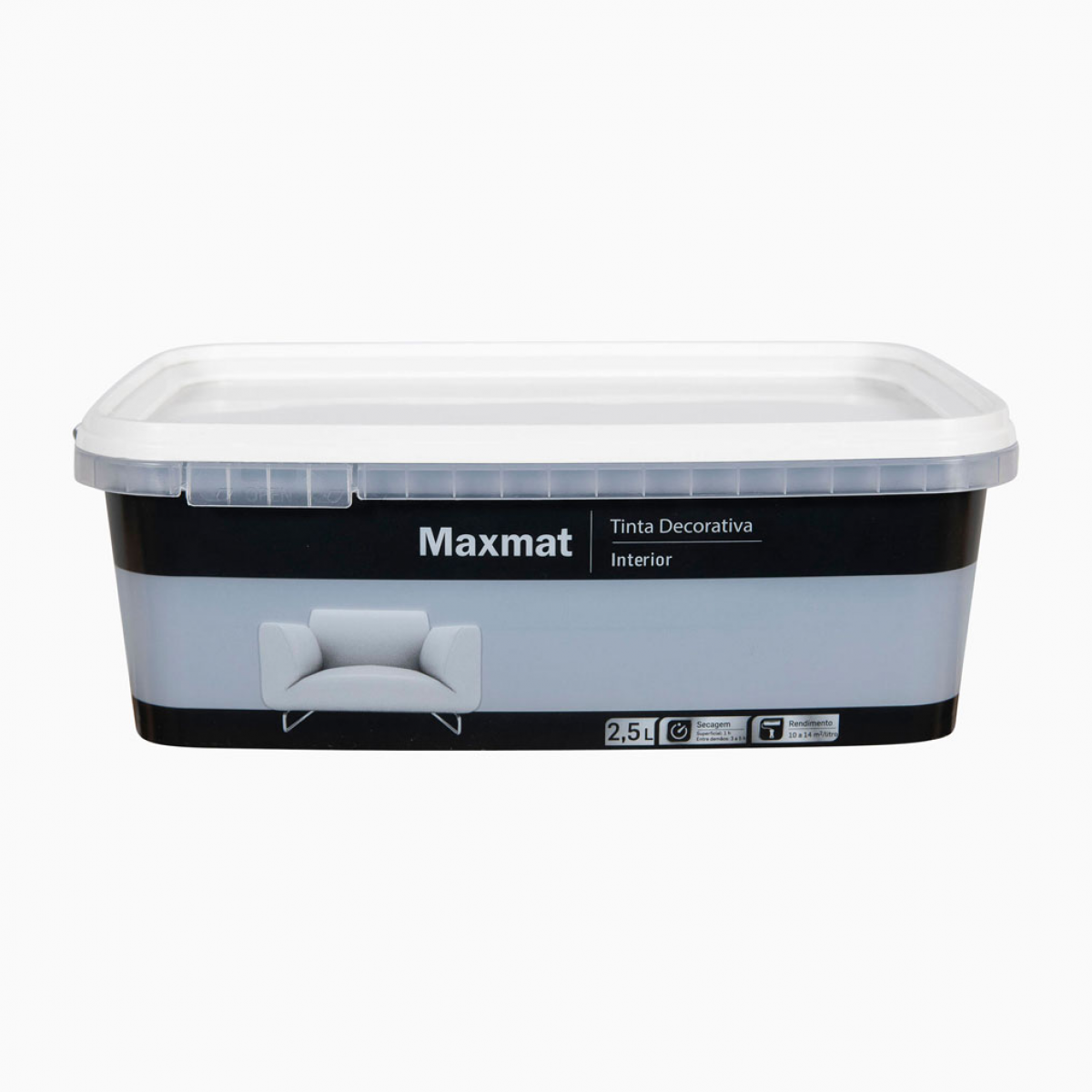 Tinta Decor Maxmat Azul Viena 2,5l - 20028166 | MaxMat
