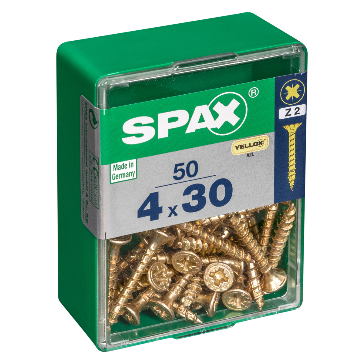 SPAX CP YELLOX 4x30mm M - 20009950 | MaxMat