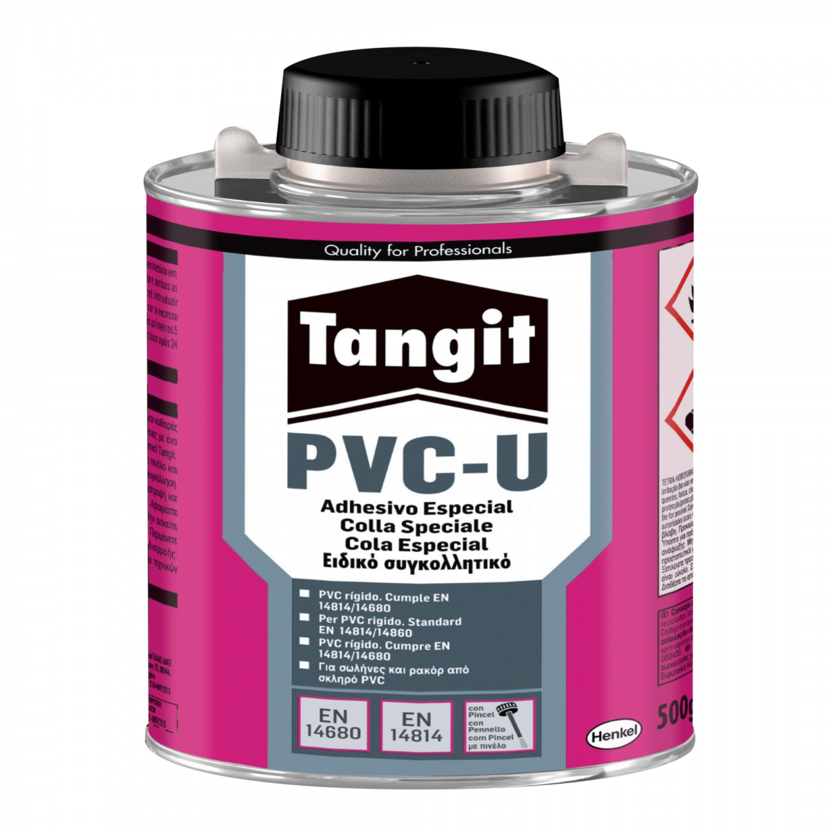 Cola Repara Pvc C/Pincel Tangit 0,5kg - 20025267 | MaxMat