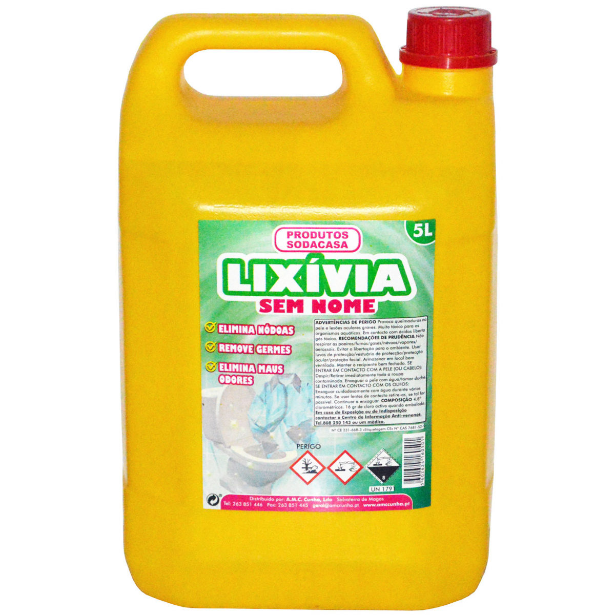 Lixivia Concentrada 5L - 2325353 - MaxMat