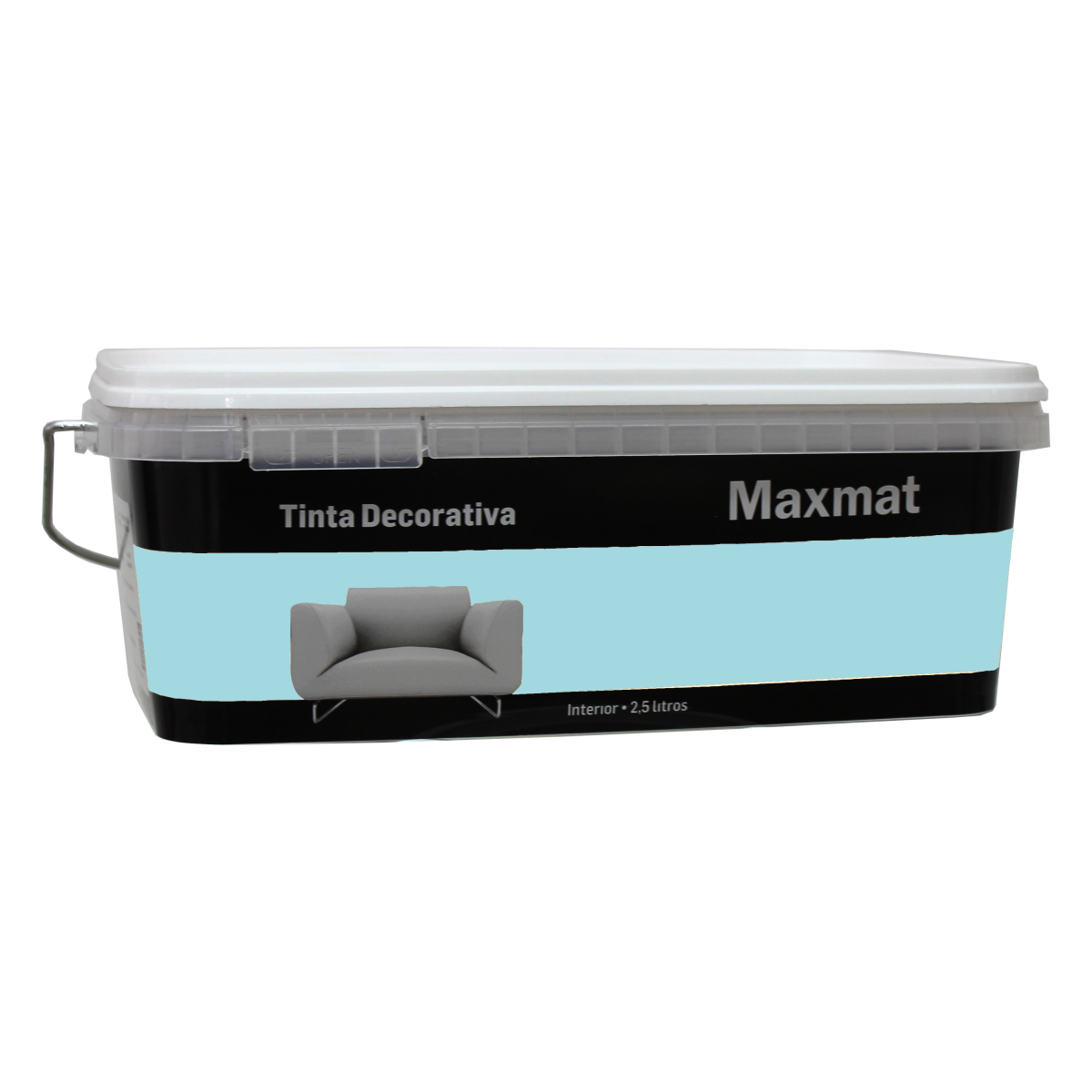 Tinta Decorativa Azul Recife 2,5L - 20028167 - MaxMat