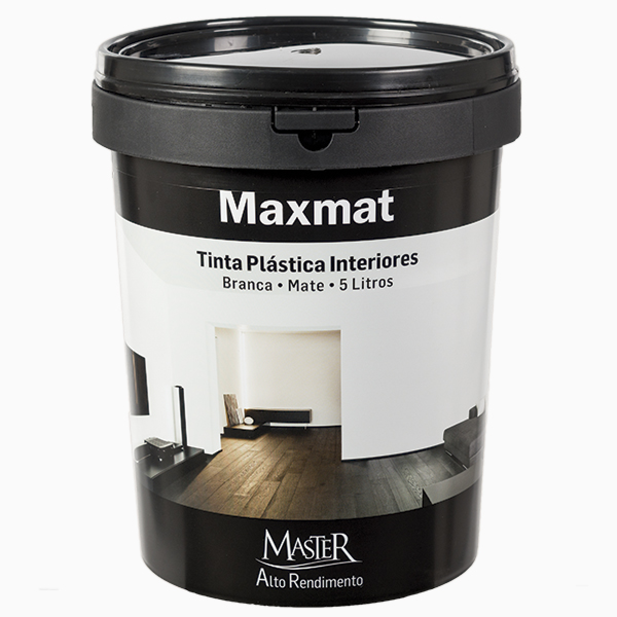 Tinta Master Branca Lisa Mate 5L - 10050056 - MaxMat
