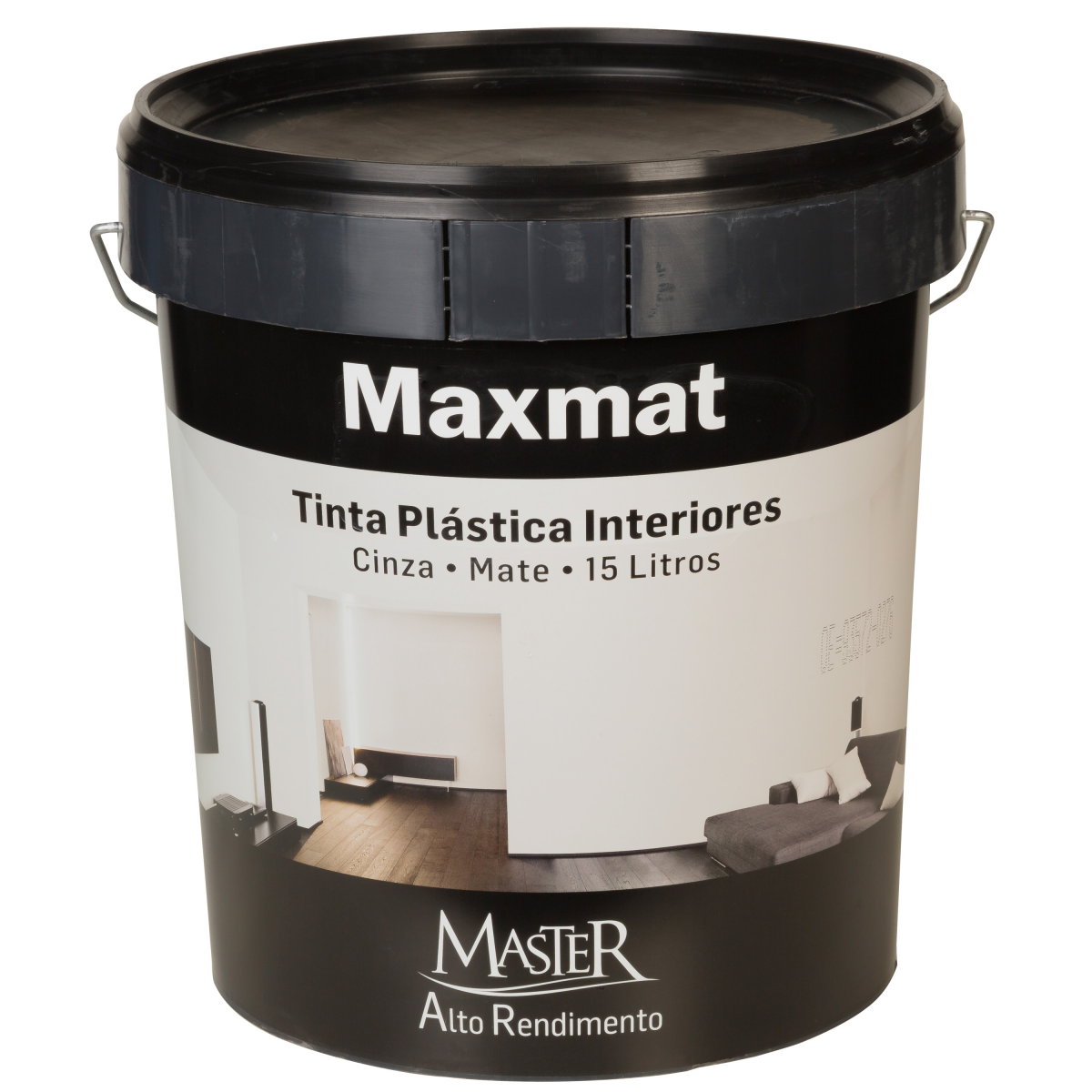 Tinta Master Interior Mate Cinza 15l - 20015731 - MaxMat
