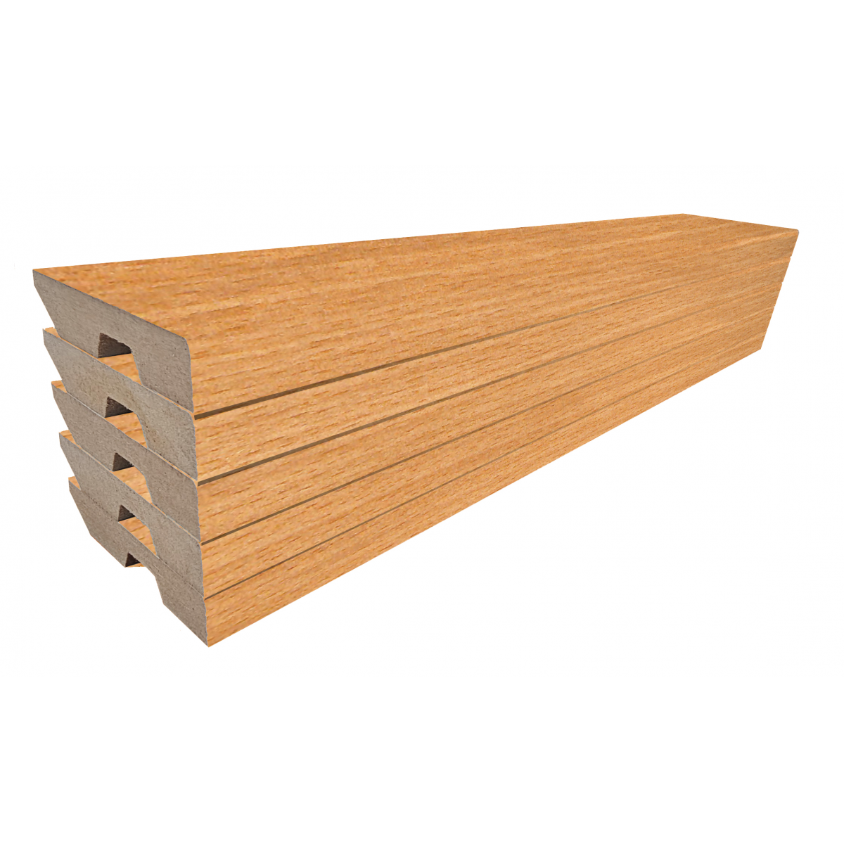 Pack 5 Rodapés MDF Faia - 20032658 - MaxMat
