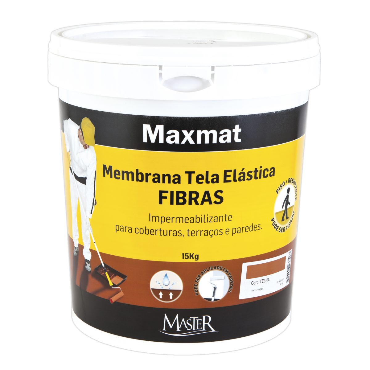 Membrana Tela Elástica Fibras 15Kg - 10064684 - MaxMat