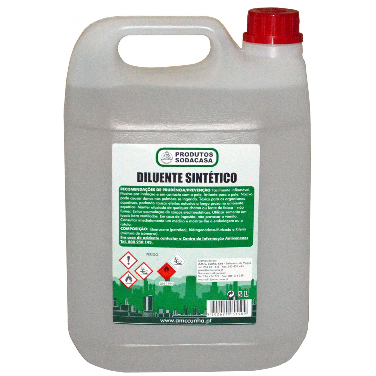 Diluente Sintetico Garrafão 5l - 20017326 | MaxMat