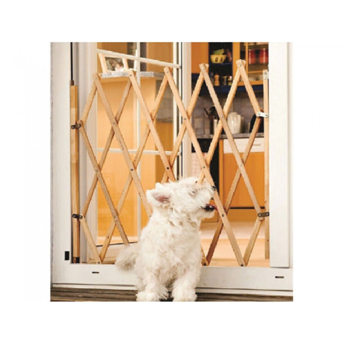 Cancela Extensivel (60-108cm) Madeira Natural | MaxMat