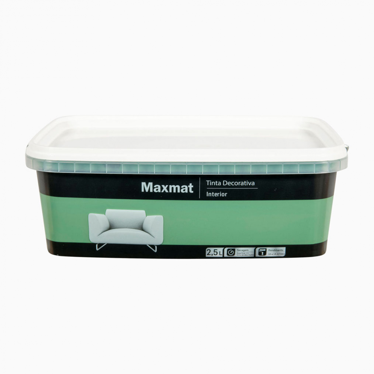 Tinta Decor Maxmat Verde Varsóvia 2,5l - 20028165 - MaxMat
