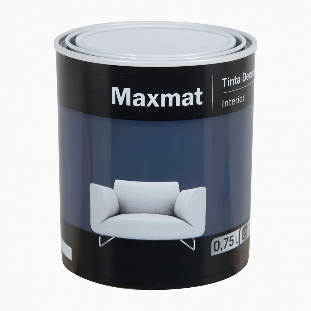Tinta Decor Maxmat Azul Helsínquia 0,75l - 20026078 - MaxMat