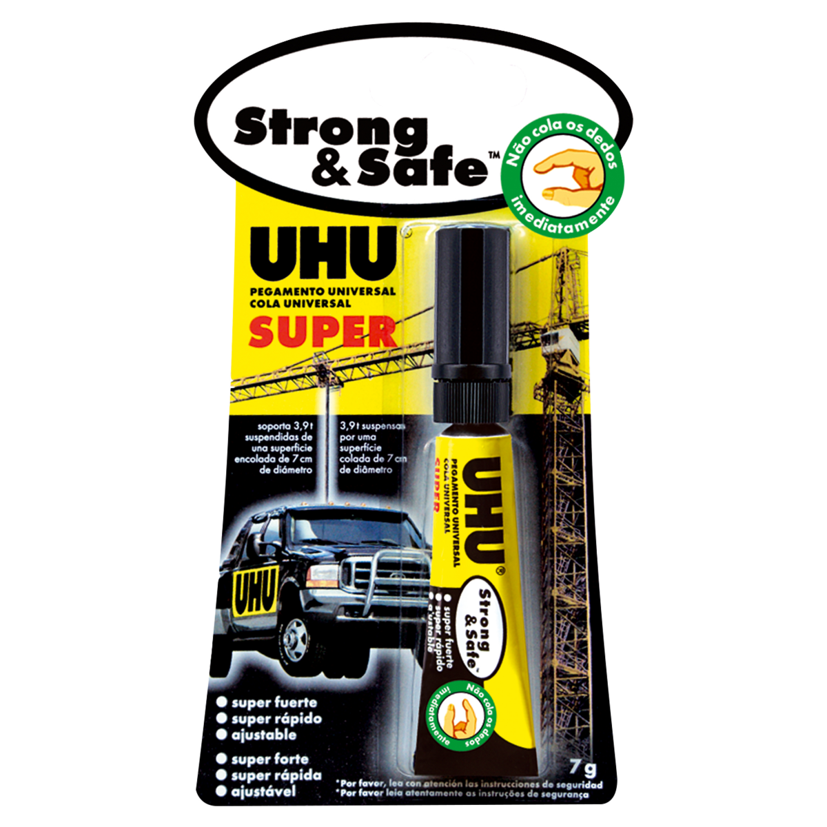 Cola UHU Universal Strong&Safe 7g - 10064577 - MaxMat
