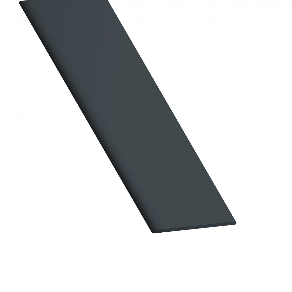 Perfil plano PVC cinzento 30x2mm - 2,6m - 20016206 | MaxMat