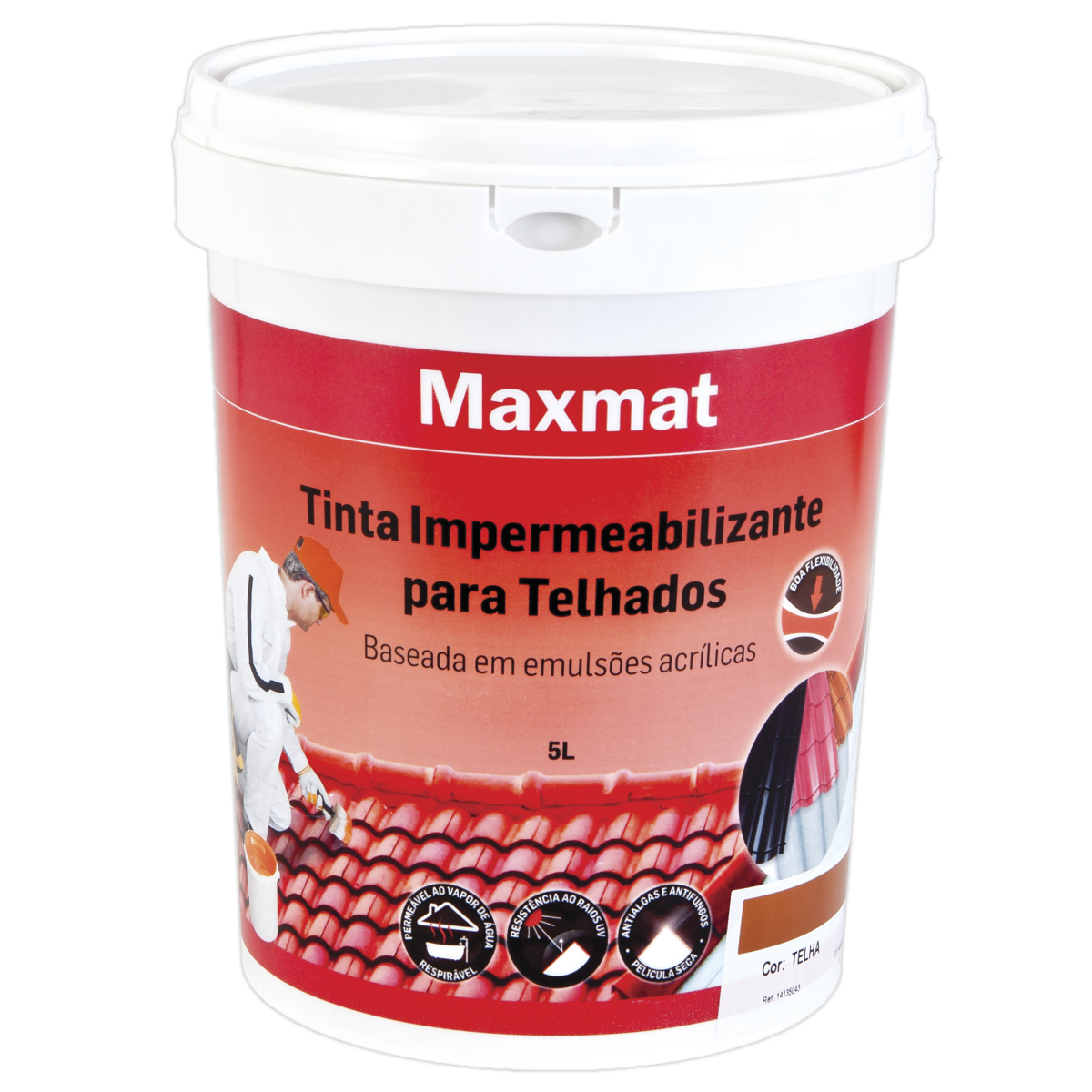 Tinta Impermeabilizante Coberturas 5L - 10065891 | MaxMat