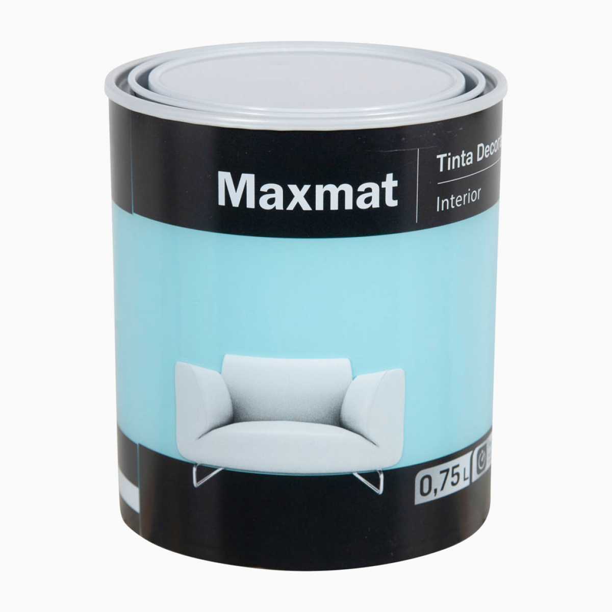 Tinta Decor Maxmat Azul Recife 0,75l - 20028148 | MaxMat