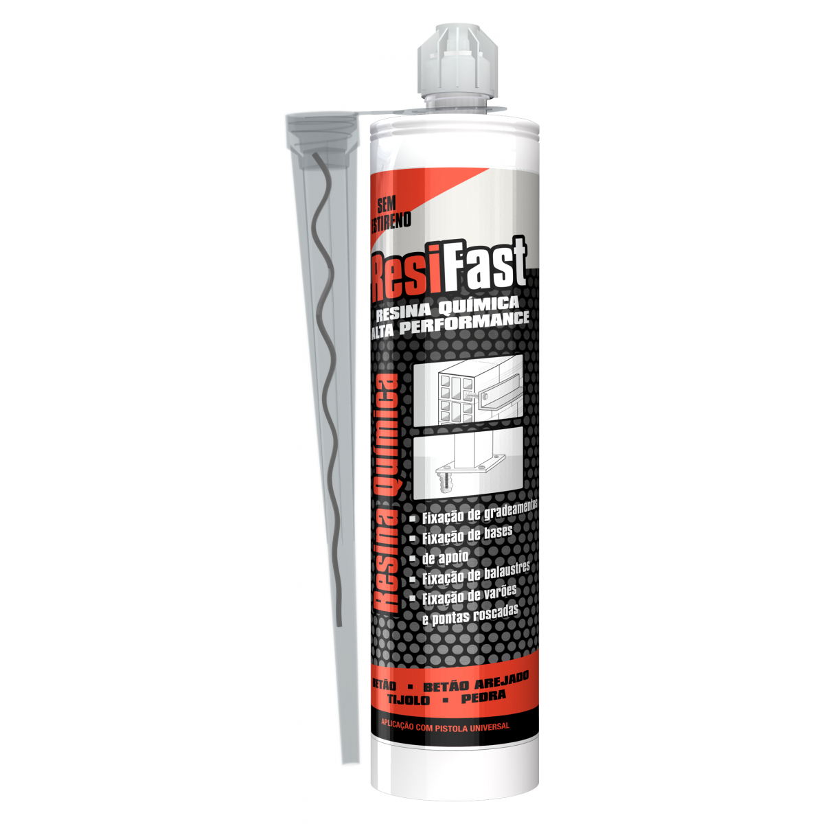 BUCHA QUIMICA POLYESTER 900KG 300ML - 10061912 | MaxMat