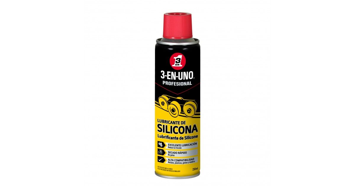 Lubrificante de Silicone - Spray 250 ml 3-EN-UNO® | MaxMat