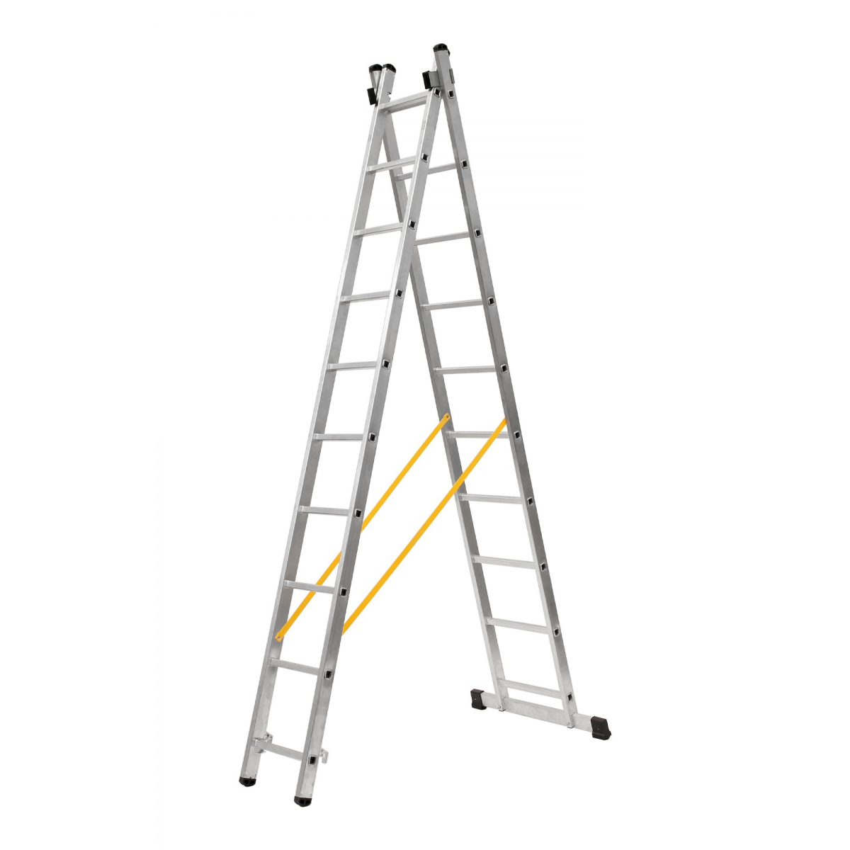 Escada Dupla 10 Degraus (5,03m) - 20028234 - MaxMat