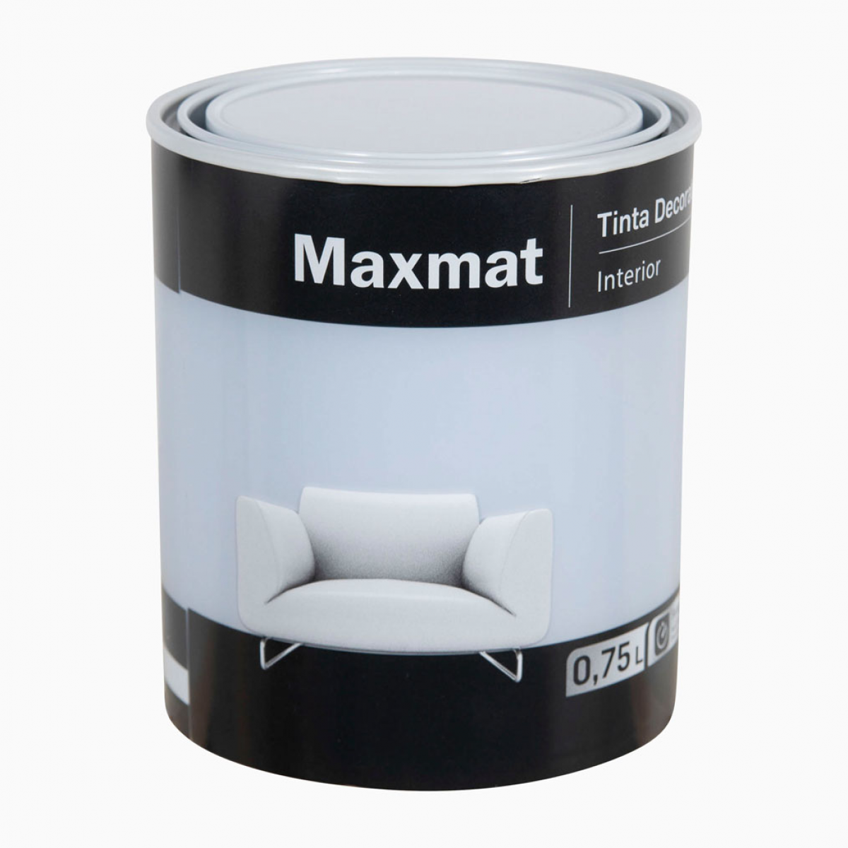 Tinta Decor Maxmat Azul Viena 0,75l - 20028147 | MaxMat