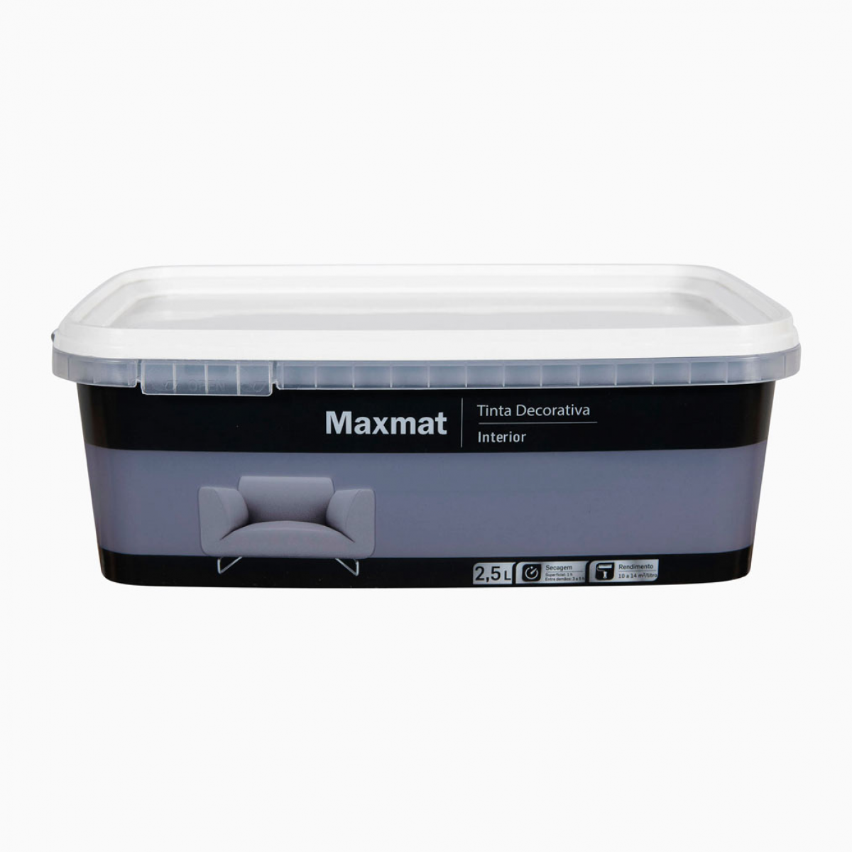 Tinta Decor Maxmat Azul Taiti 0,75l - 20026058 - MaxMat