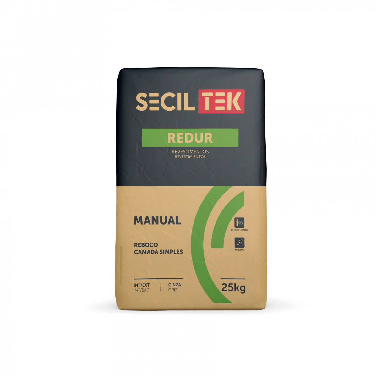 Reboco Redur Manual Cinza 25kg - 20024607 - MaxMat