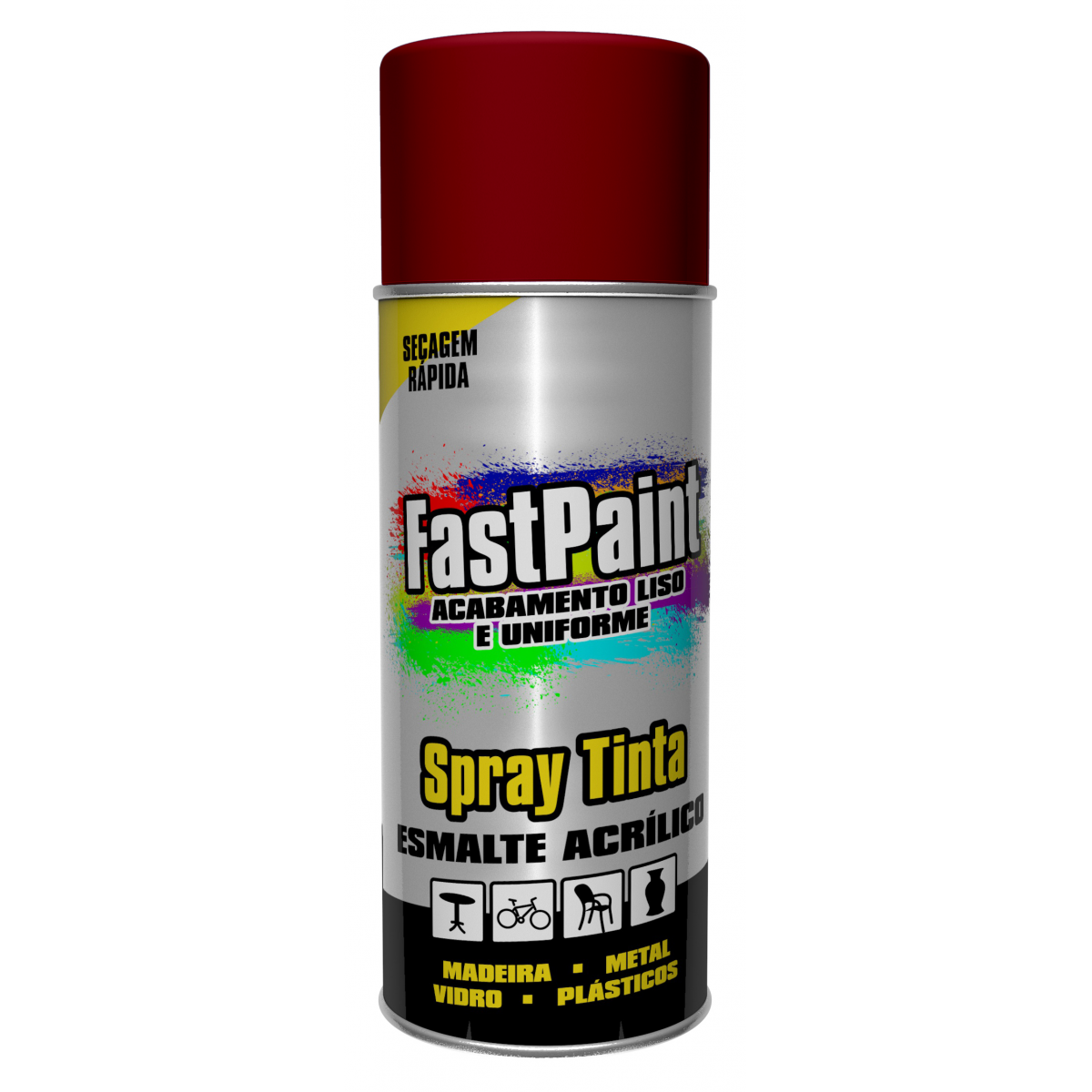 Spray Fastpaint Ral 3005 Bordeaux 400ml - 10060002 - MaxMat