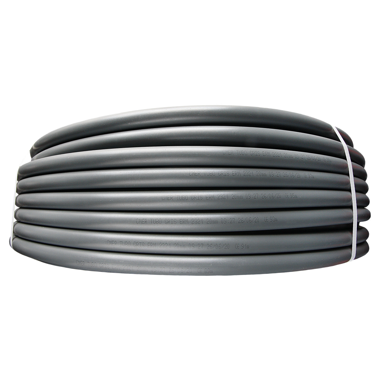 Tubo Gris S/Guia 20mm 100m - 20013581 - MaxMat