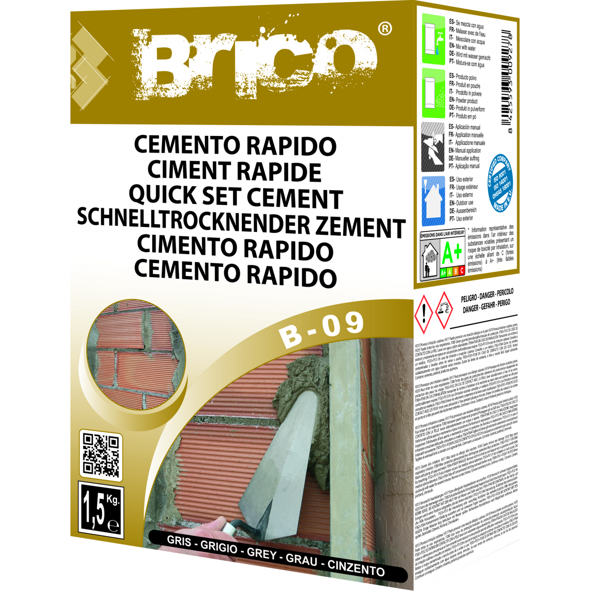 Cimento Rápido Brico 1,5kg - 20022759 - MaxMat