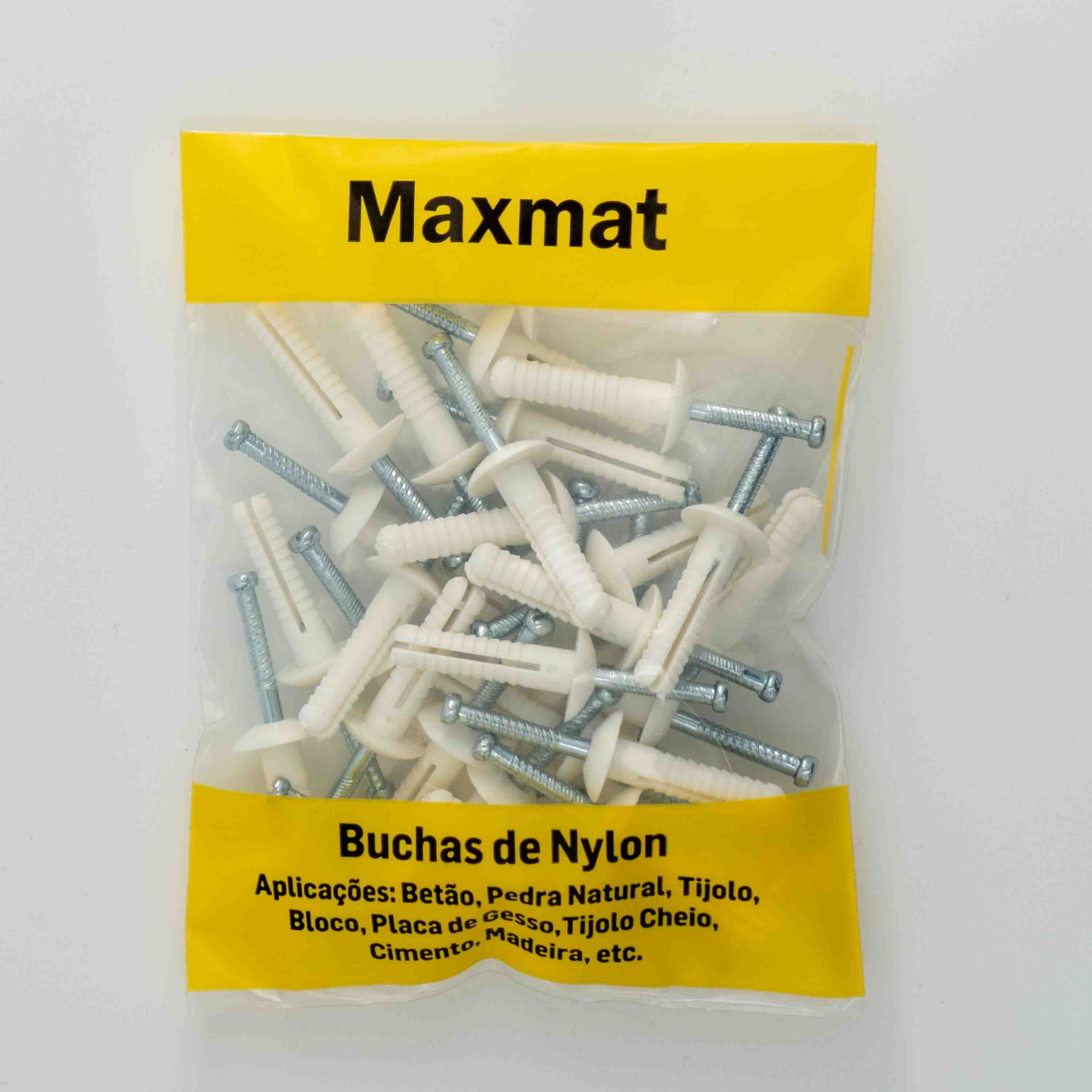 Bucha Nylon Tapit Teto Falso M6x25 Sc30 - 20030994 - MaxMat