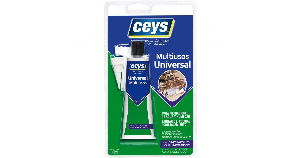 Silicone Multiusos Universal Branco 50ml | MaxMat