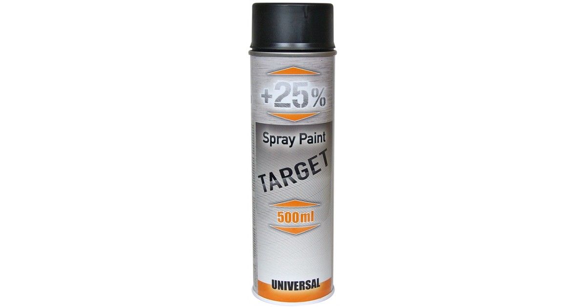 Spray Target RAL 9005 Preto Mate 500ml | MaxMat