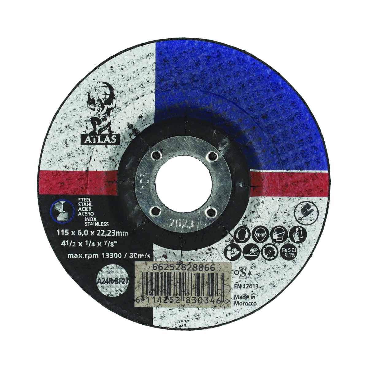 Disco Corte/Rebarbar Metal 115mm - 10055147 | MaxMat