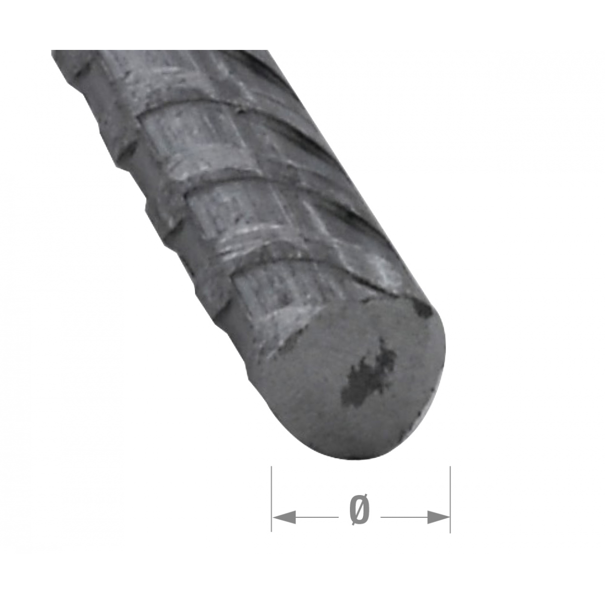 Perfil estriado aço 6mm - 2m - 10016945 - MaxMat