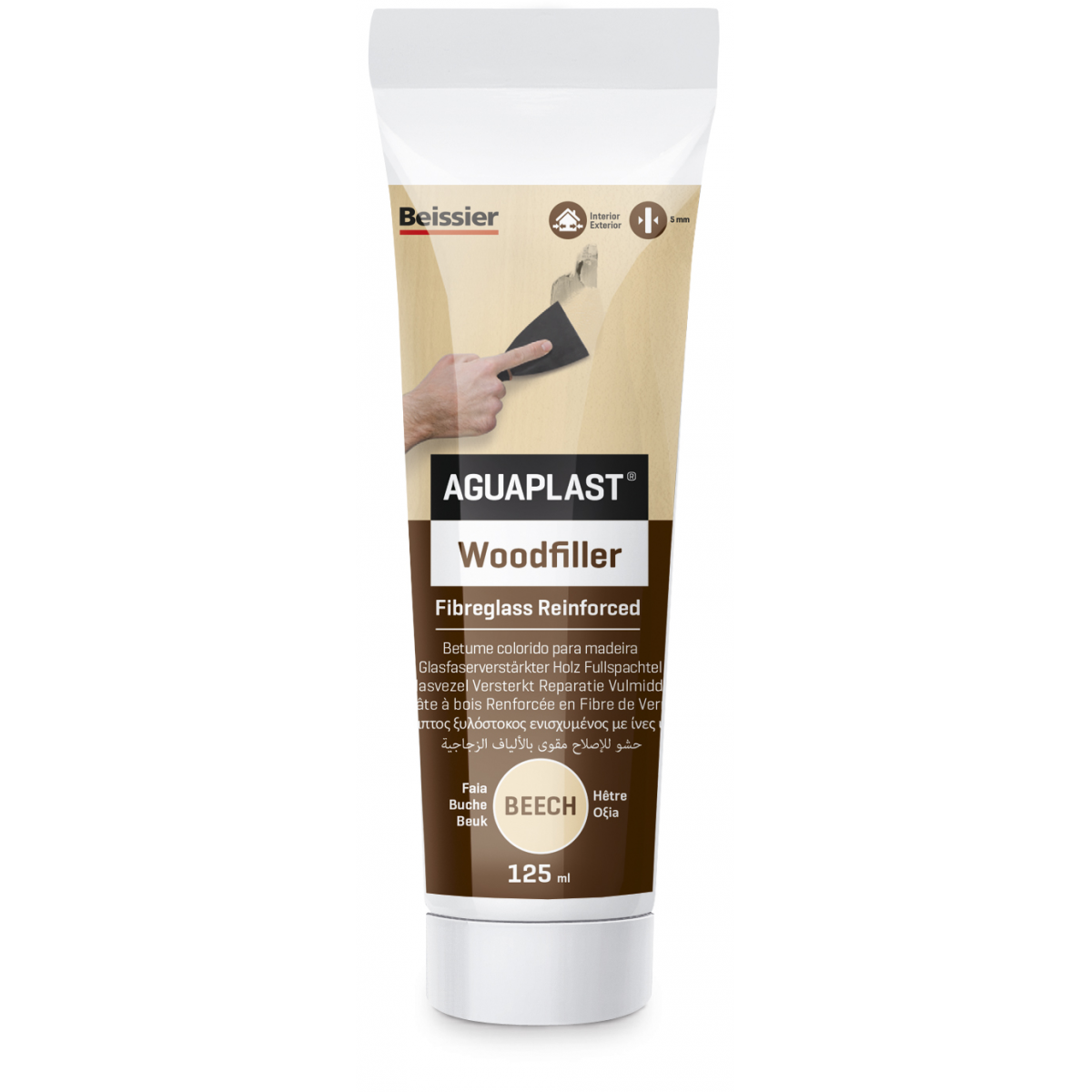 Betume Madeira Faia AGUAPLAST 125ml - 10072363 - MaxMat