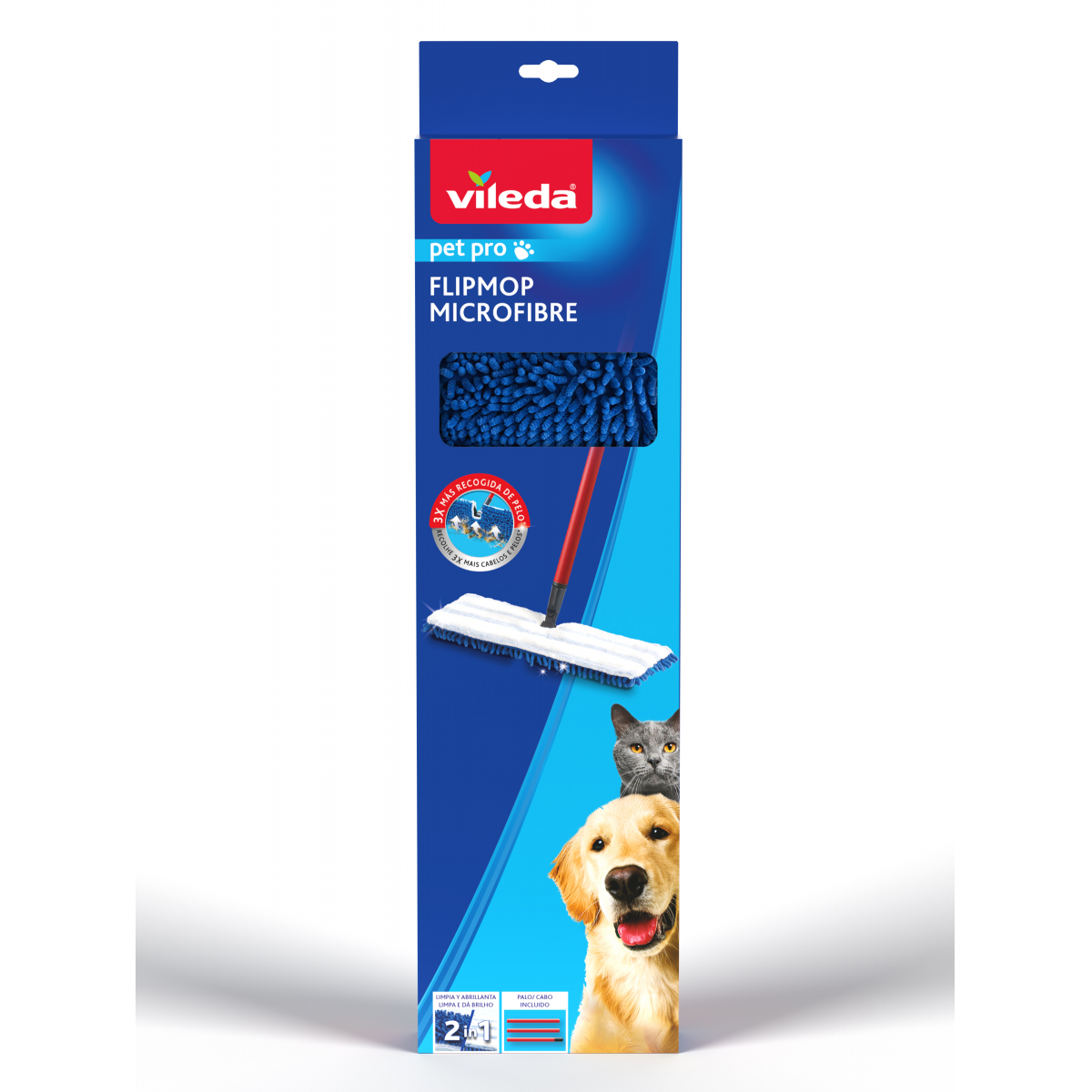 MOPA FLIP PET PRO MICROFIBRAS VILEDA - 20021846 - MaxMat