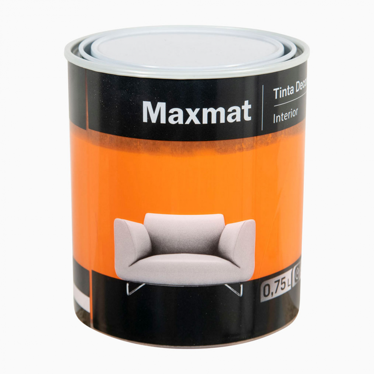 Tinta Decor Maxmat Laranja Zanzibar 0,75l - 20026053 | MaxMat