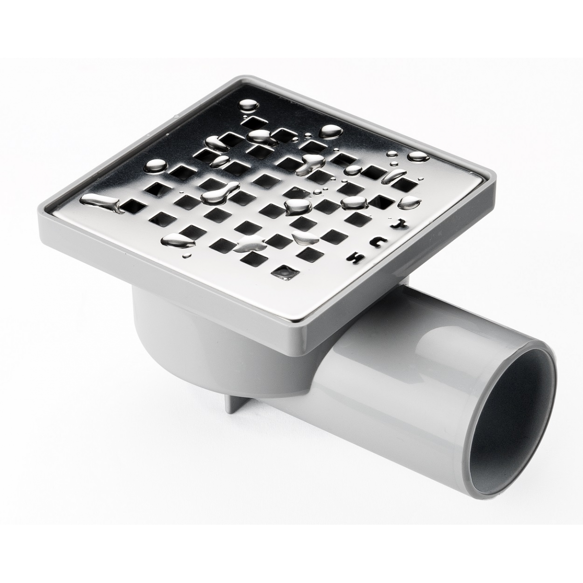 Ralo Sifonado Easy C/Grelha 10x10 Inox - 20026332 | MaxMat